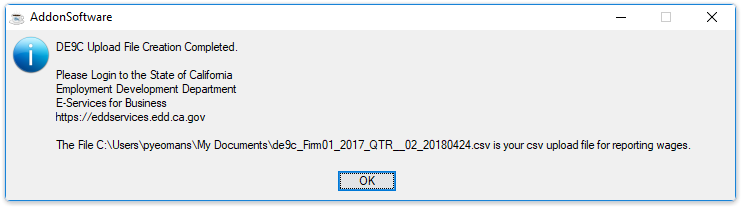 PR - California DE9 Form Preparation