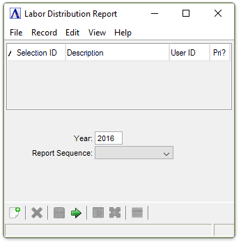 PR - Distribution History Report
